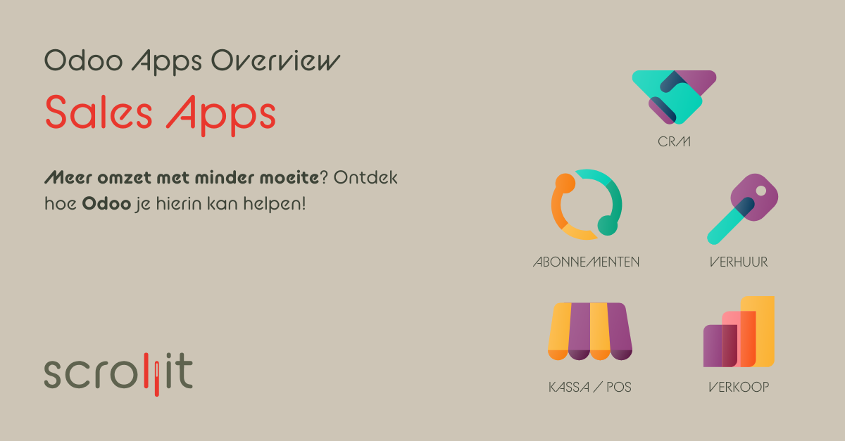 Odoo Sales Apps: Verkoop slimmer, niet harder | Scrollit